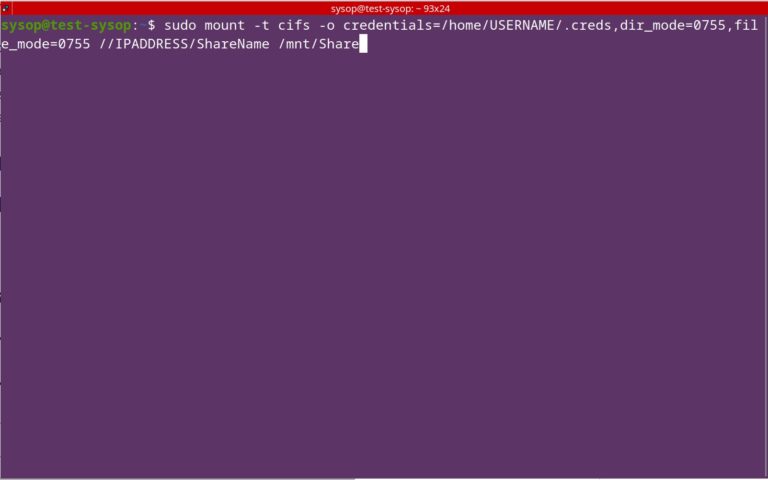 How To Mount An Smb Samba Share In Linux With Cifs Utils Format Swap Tech Tutorials